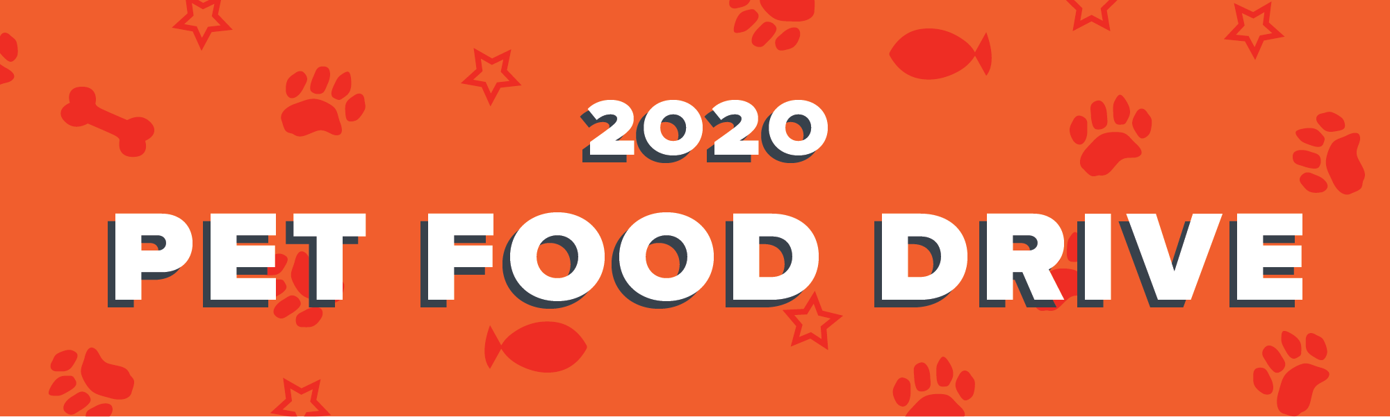 Help us collect 2020 lbs. during our pet food drive!